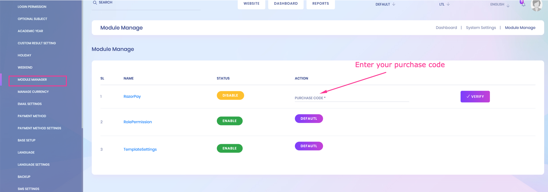 Razorpay Payment Gateway for InfixEdu by CodeThemes | CodeCanyon